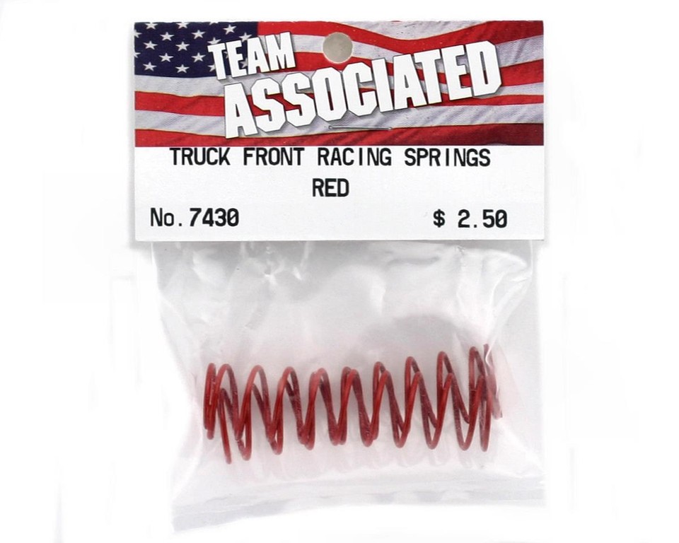 Team Associated Front Truck Shock Spring 3.90lb (Red) (2) [ASC7430] | eBay