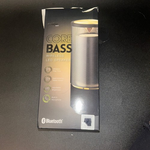 New Vibe Core Bass Wireless LED Bluetooth Tower Speaker | eBay