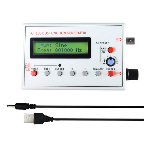 1X(FG-100 DDS Function Generator Frequency Counter 1Hz - 500Khz ...