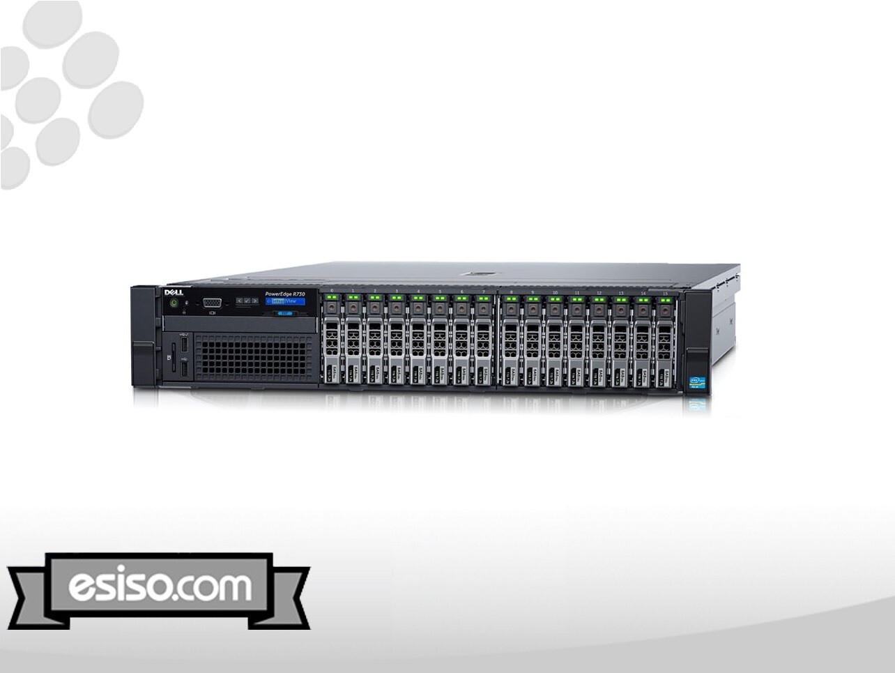 DELL POWEREDGE R730 16SFF 2x 8 CORE E5-2667v4 3.2GHz 64GB RAM H730 NO ...