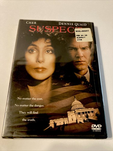 Suspect (DVD, 1987 Thriller/Crime) Cher, Dennis Quaid - Brand New ...