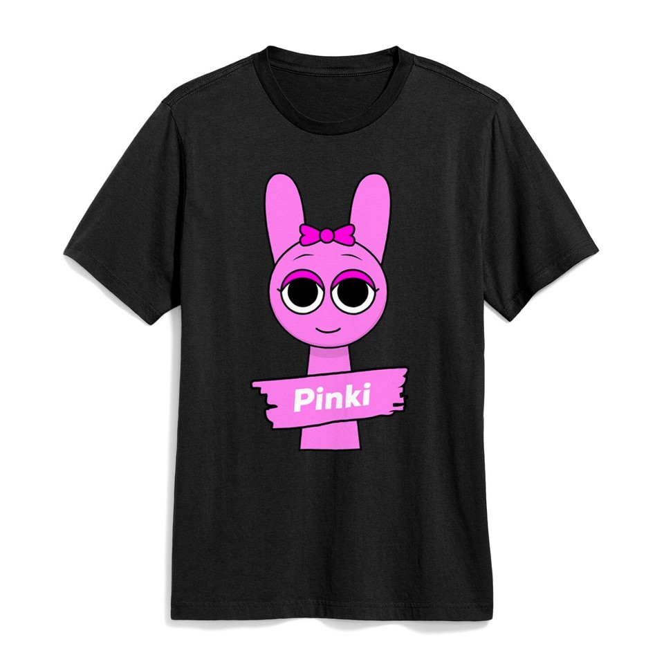 Sprunki Pinki Pink Kids T-Shirt Sprunki Kids Shirt Pinki Sprunki Youth ...