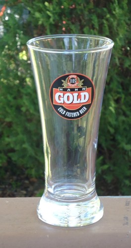 Lovely HAHN Gold Cold Filtered 285ml Beer Glass | eBay Australia