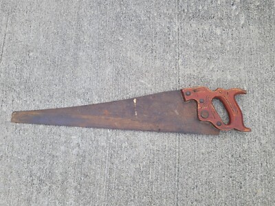 Vintage WARRANTED SUPERIOR Hand Saw Made In USA 29” | eBay