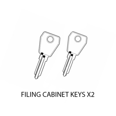 Filing Cabinet Key x 2 Lowe & Fletcher 18 Series Cut to Code 18000 ...