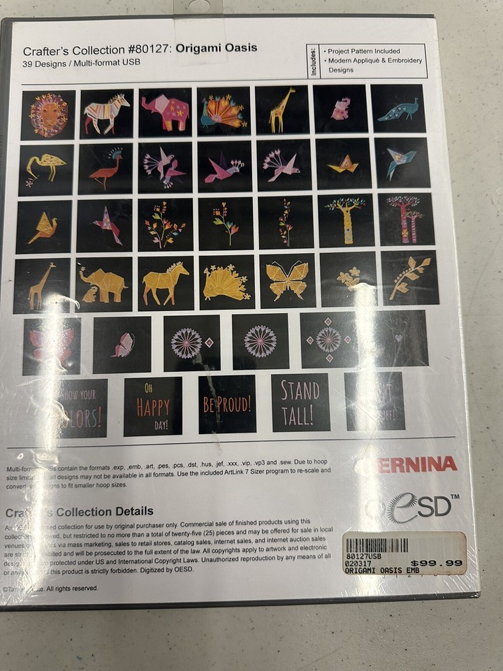 ORIGAMI OASIS. New, Sealed USB! 39 Designs Created By OESD! | eBay