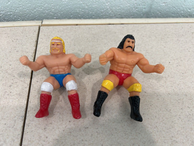 Vintage 1980's Set of 2 Bootleg Thumb Wrestlers WWE Hulk Hogan and Big ...
