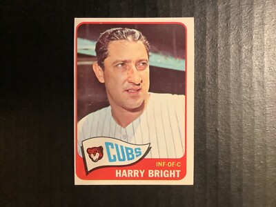 1965 Topps Baseball #584 Harry Bright SP High# Nrmnt Condition | eBay