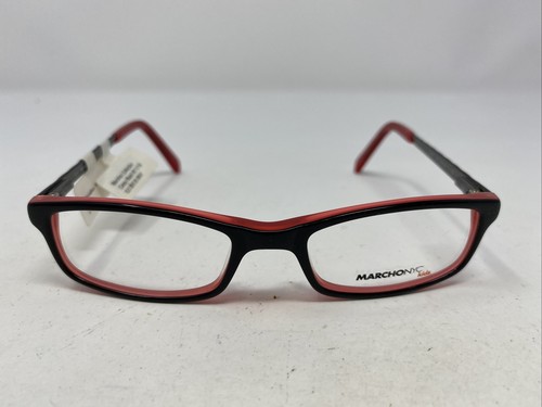Marchon NYC Kids CASEY 001 45-16-125 Black/Red Full Rim Eyeglasses ...