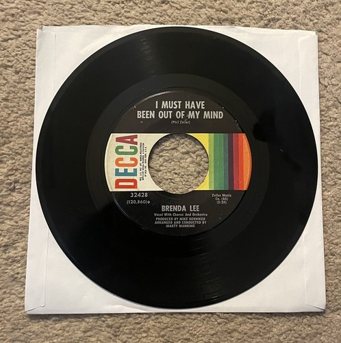 BRENDA LEE 45 COMING ON STRONG B/W YOU KEEP COMING BACK TO ME DECCA ...