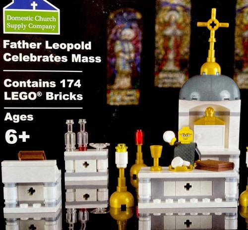 LEGO Bricks Father Leopold Celebrates Mass | eBay