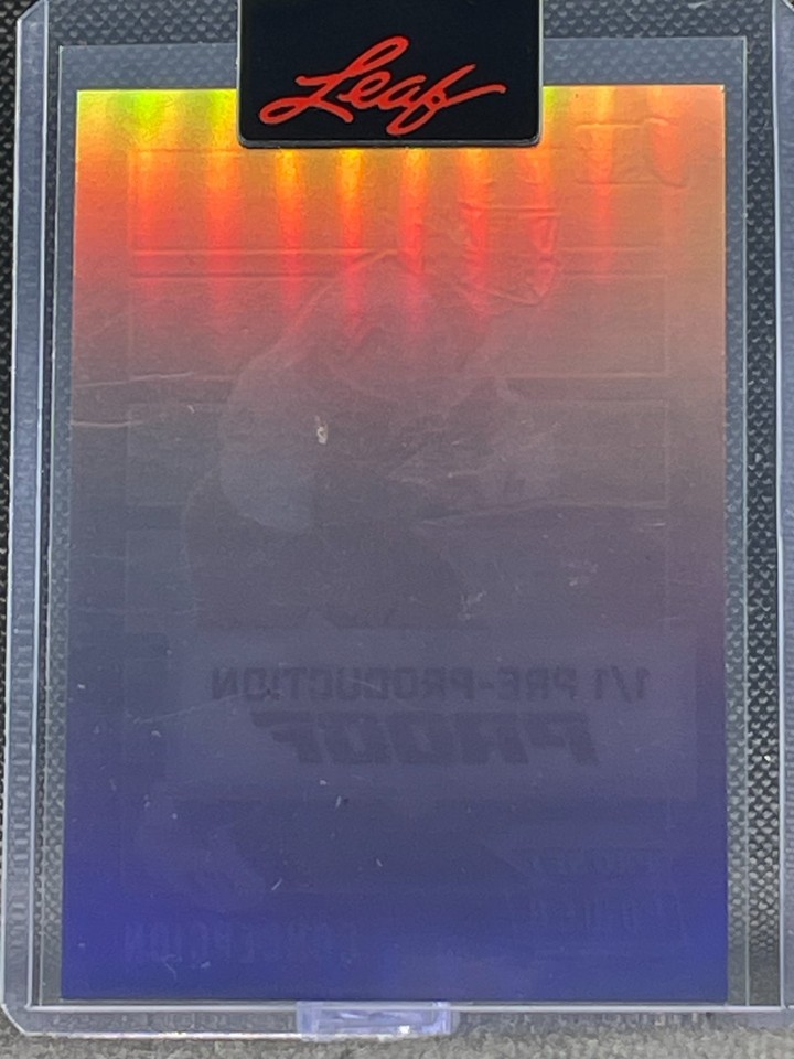 Kevin KC Concepcion 2024 Leaf Pro Set Metal Proof 1/1 Galaxy Prismatic ...