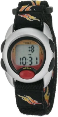 Timex Boys T78751 Time Machines Digital Flames Strap Watch "Brand NEW" | eBay