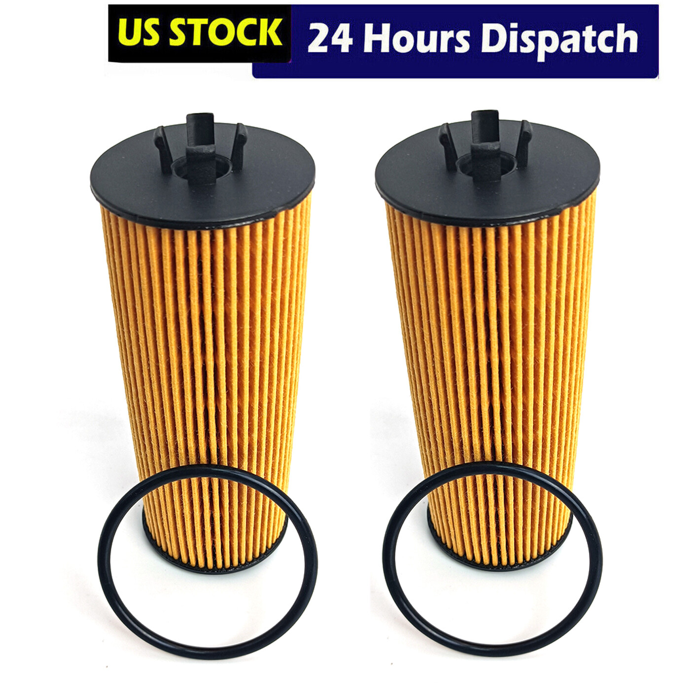 For 2011-2013 DODGE CHRYSLER JEEP 3.6L Engine Oil Filter Set Of 2Pcs ...