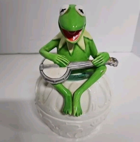 Kermit The Frog Dish Lid Jim Henson Muppets Banjo Tastesetter Sigma ...