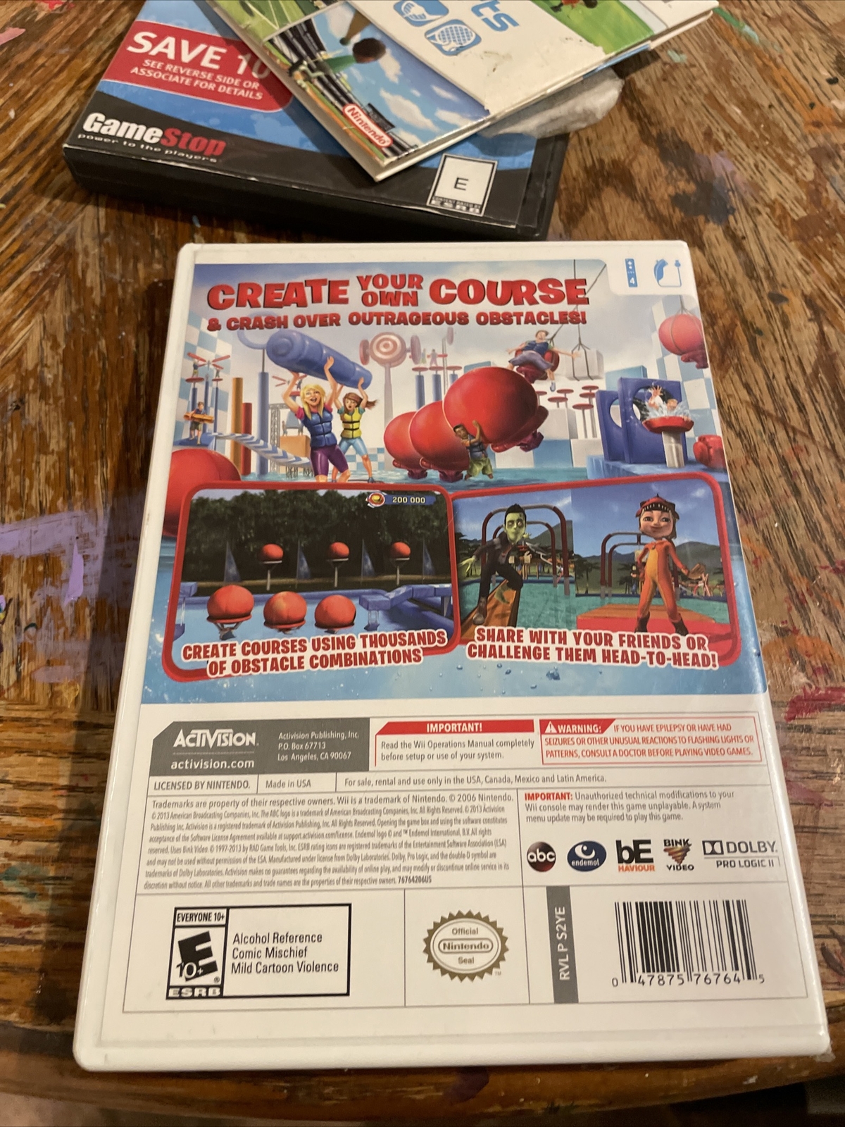 Wipeout: Create & Crash (Nintendo Wii, 2013) 47875767645| eBay