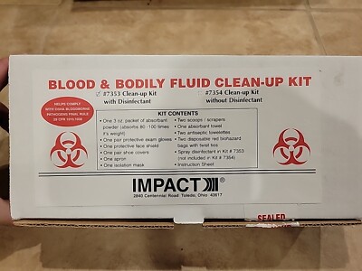 Blood And Bodily Fluid Cleanup Kit | eBay