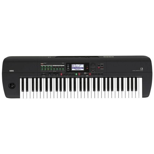 KORG i3 Music Workstation Super Matte Black Synthesizer 61 Key Stereo ...