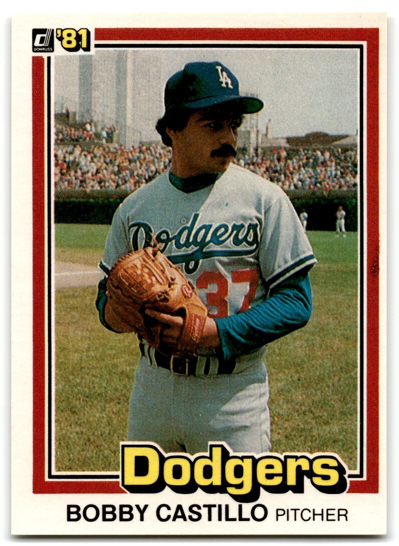 1981 Donruss Bobby Castillo Los Angeles Dodgers #298 | eBay