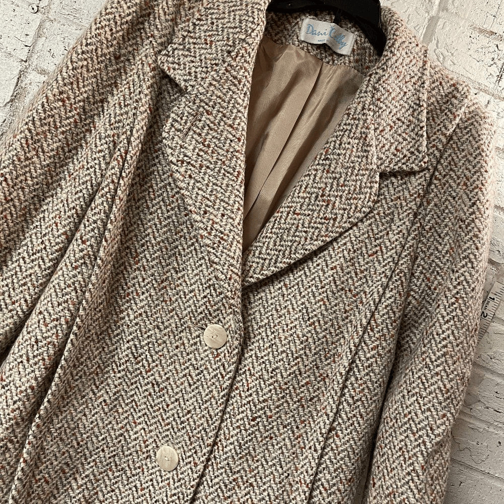 Vintage Dani Colby Wool Winter Jacket Size Large - Gem