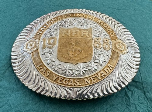 Premium Vintage 1988 NFR National Finals Rodeo Gist SS Trophy Belt ...