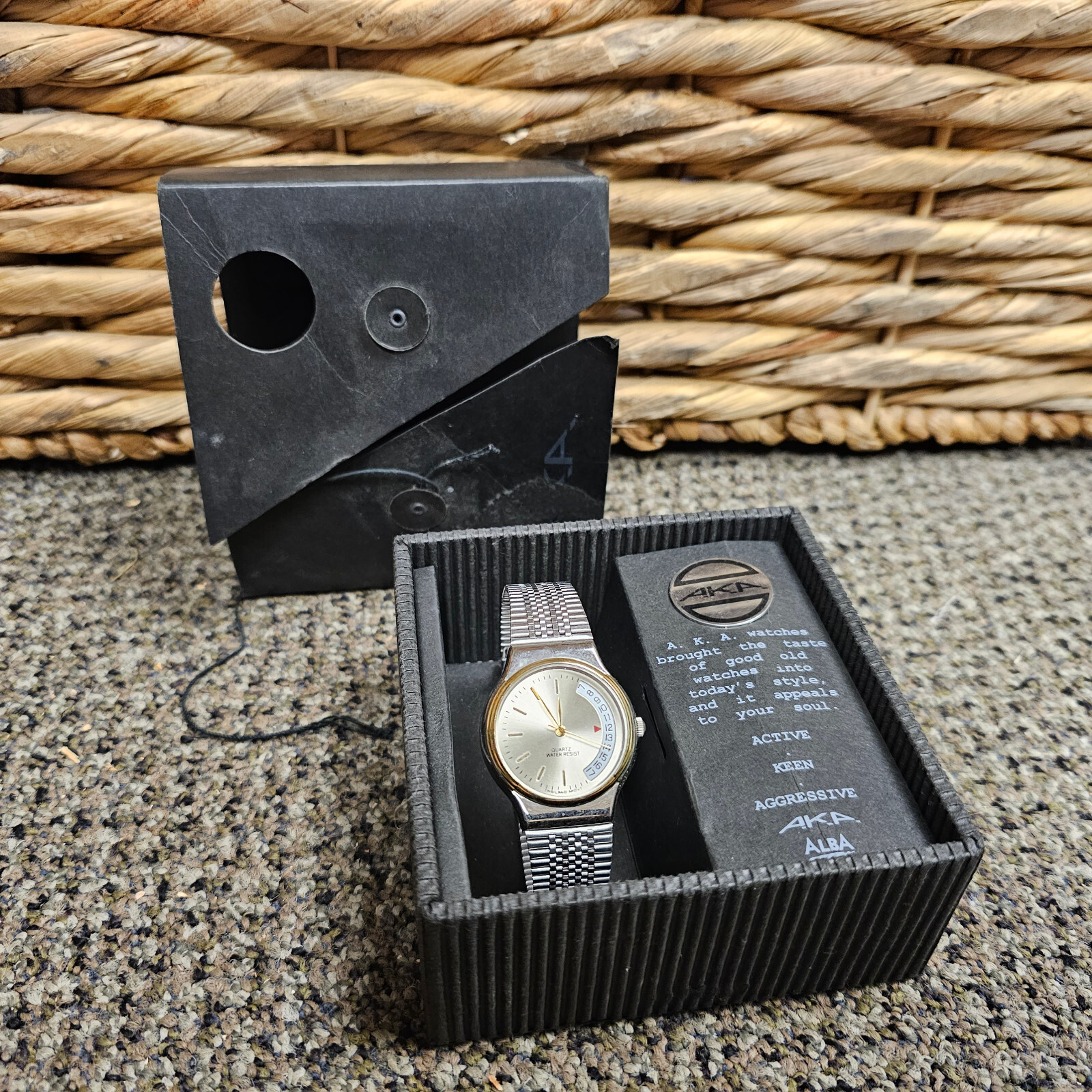 SEIKO ALBA AKA Men's Watch Wristwatch very rare/uniqu… - Gem