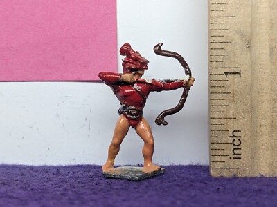 MINIFIGS ARX 4 Male Warrior Archer metal vintage Miniature Fantasy | eBay
