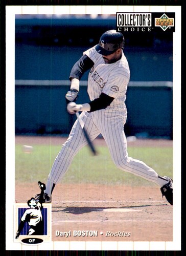 1994 Upper Deck Daryl Boston Baseball Cards #62 | eBay