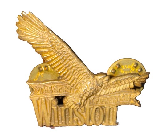 Winston The Spirit of Freedom Eagle in Flight Double Clutch Back ...