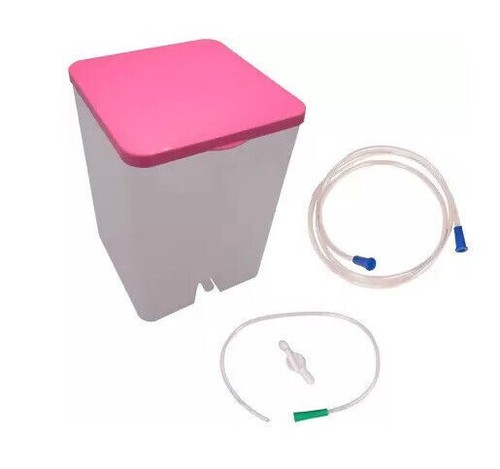 Hariram Steam Inhaler Douche Can Set Enema Kit for Home Use Medical ...