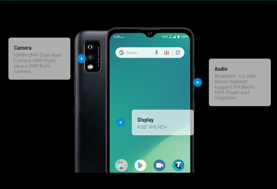 NEW Telstra Essential Pro 3 (4G 4GX, 32GB/2GB, VoLTE OK, Blue Tick ...
