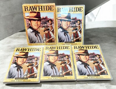 Rawhide The Complete First Season 7 DVD Set TV Western Featuring Clint ...