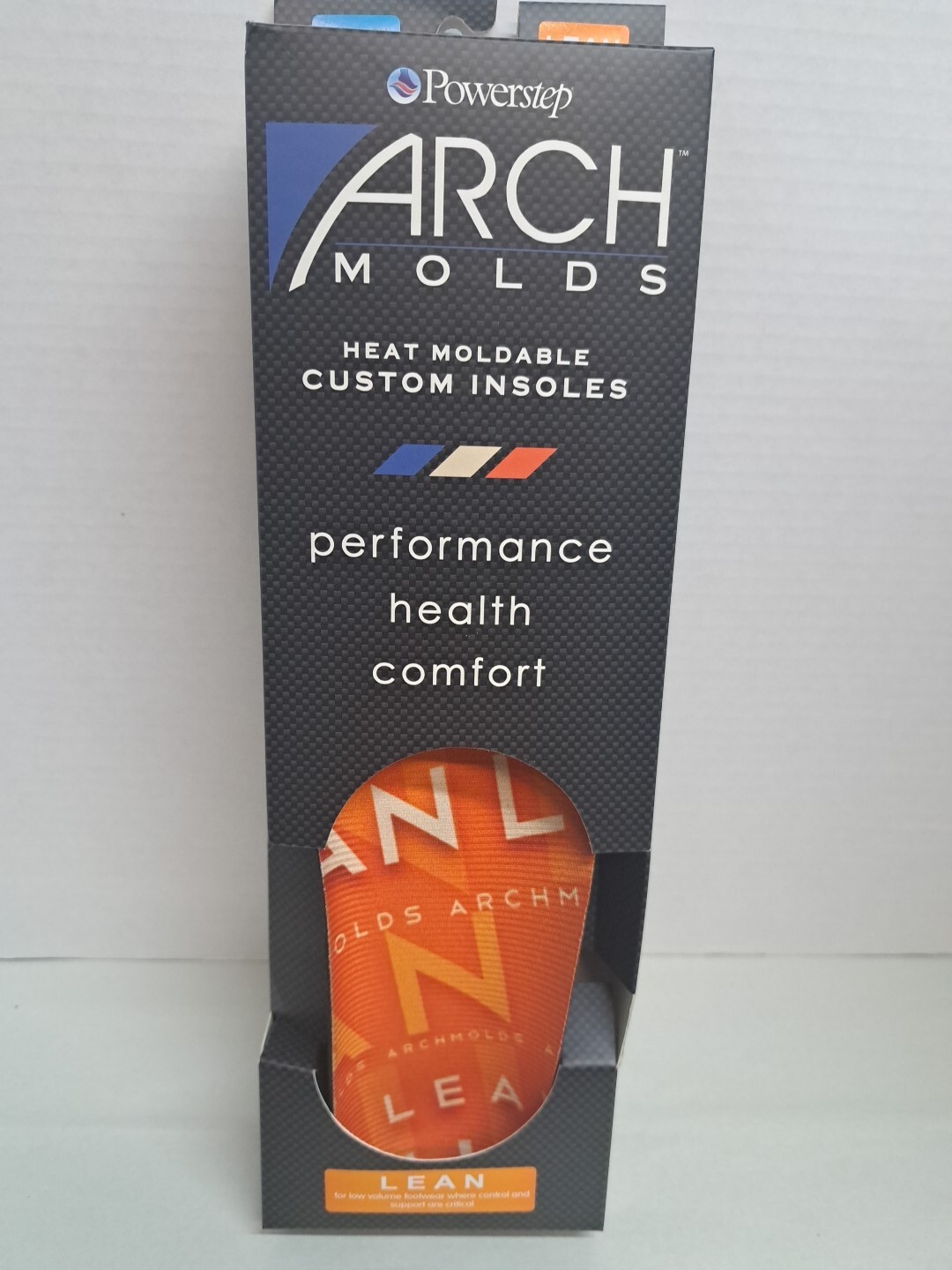 Powerstep Archmolds Heat Moldable Custom Insoles G Lean M 9-9.5 W 10.5 ...