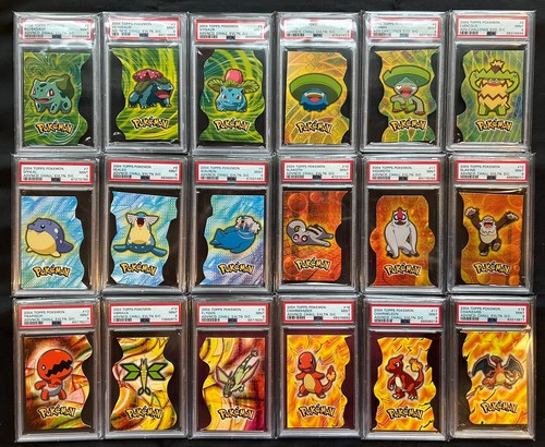 2004 Topps Pokemon Advanced Challenge Die Cuts Complete Set - PSA 9 ...