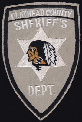 Flathead County Sheriff's Department Indian Montana Patch S-22 | eBay