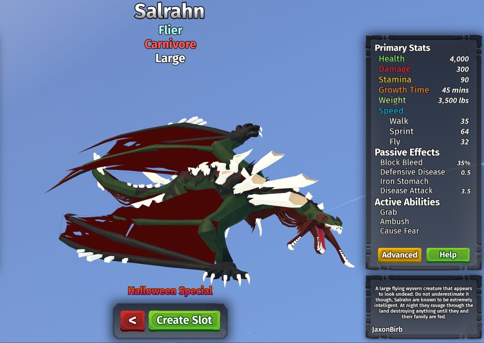 Salrahn Species | Creatures of Sonaria | Roblox | eBay