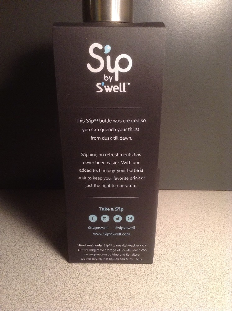 Sip by Swell Water Bottle 15 oz Stainless Insulated Hot Cold Sour Apple ...