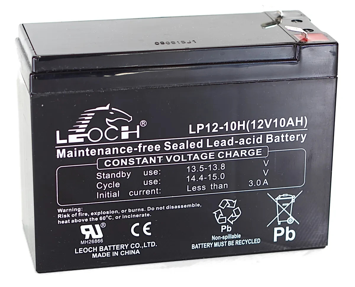 PACK of 4 Leoch Batteries 12V 10ah Oset 20.0R Racing Electric mini ...