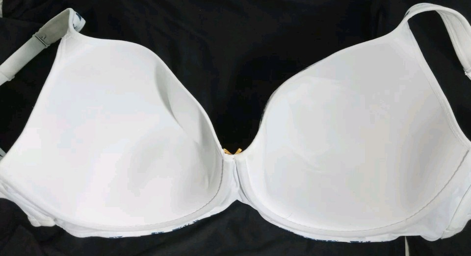 Cacique Bra 50 G NWOT Blue & White Flowers | eBay