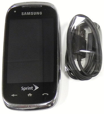 Samsung Instinct HD SPH-M850 - Blue & Silver ( Sprint ) Very Rare Phone ...