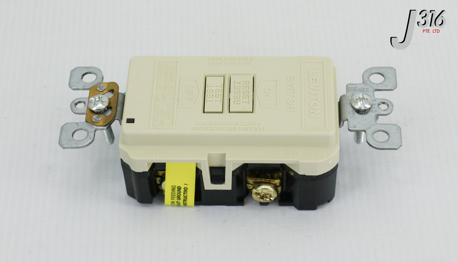 23527 LEVITON 20A 125V SMARTLOCK PRO SLIM BLANK FACE GFCI RCPT (NEW ...