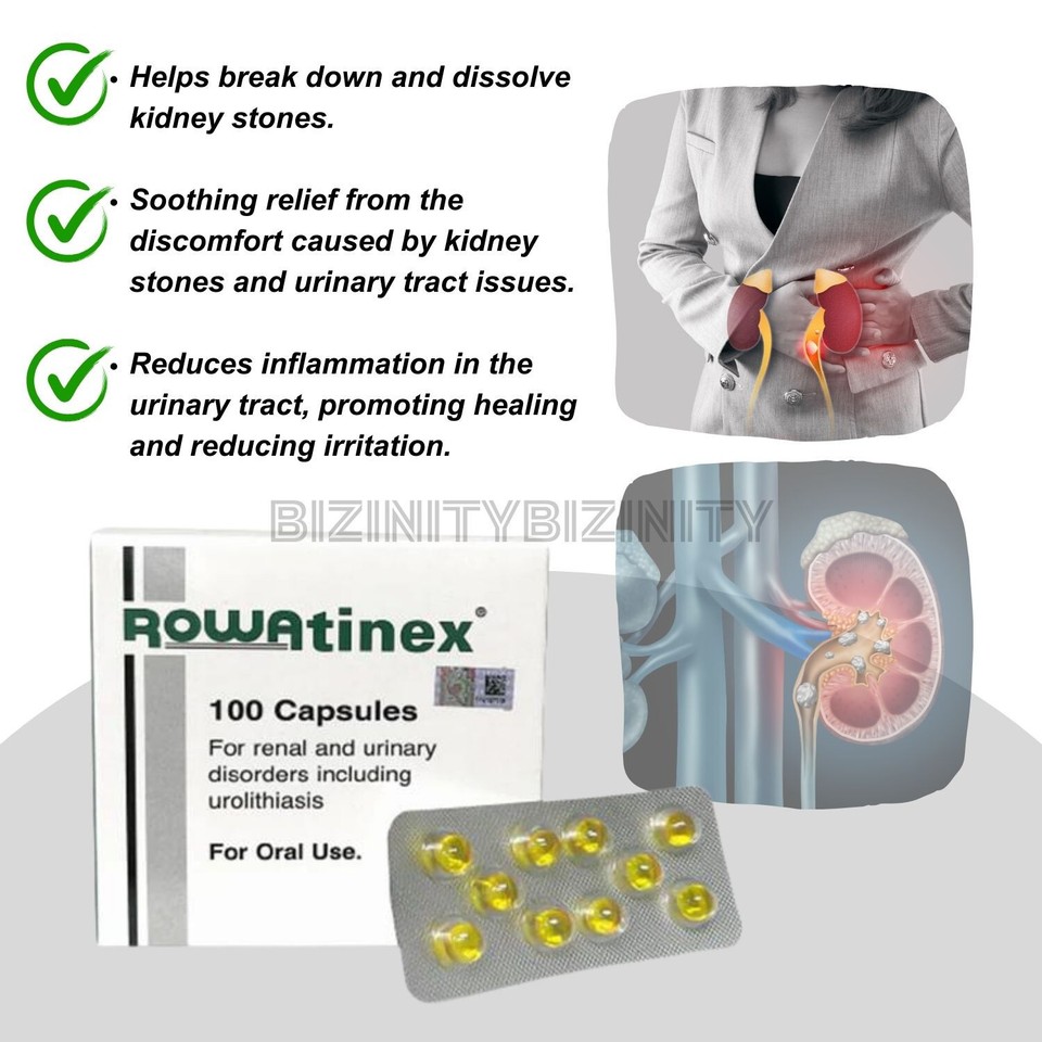 ROWATINEX 100s for Kidney Stones and Urinary Tract Disorders | eBay