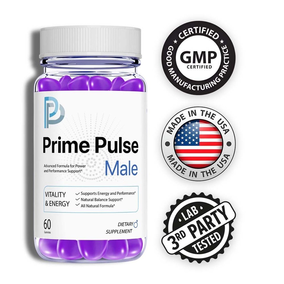 Prime Pulse Male Enhancement Gummies for ED, Prime Pulse Male Gummies ...