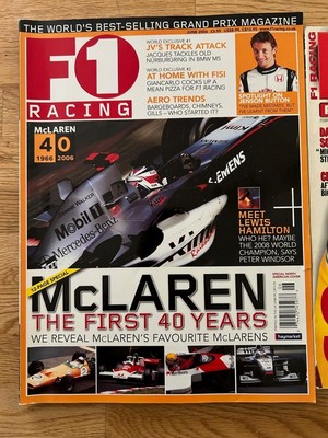 Very Rare June 2006 F1 Racing Magazine /McLaren-The First 40 Years! | eBay