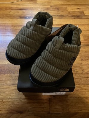 NEW NIB The North Face Nuptse Mule Goose Down Outdoor Slippers Green ...