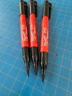 3 Tactical Milwaukee / Sharpie pens with G10 point EDC NON Metallic | eBay