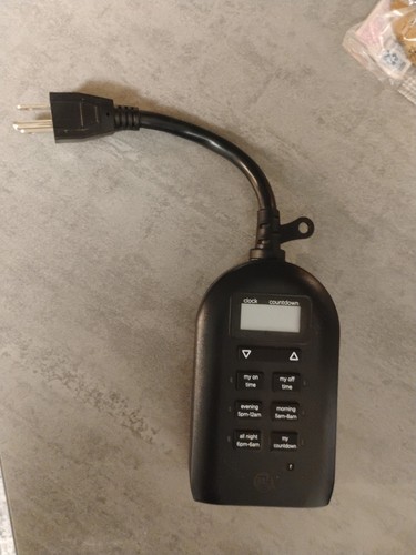 Digital My Touch Smart Simple Set Plug-In Timer Indoor Outdoor 26898 | eBay