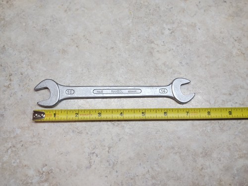 RAHSOL 15MM X 14MM Open End Wrench No. 5 Chrom Vanadium Germany | eBay