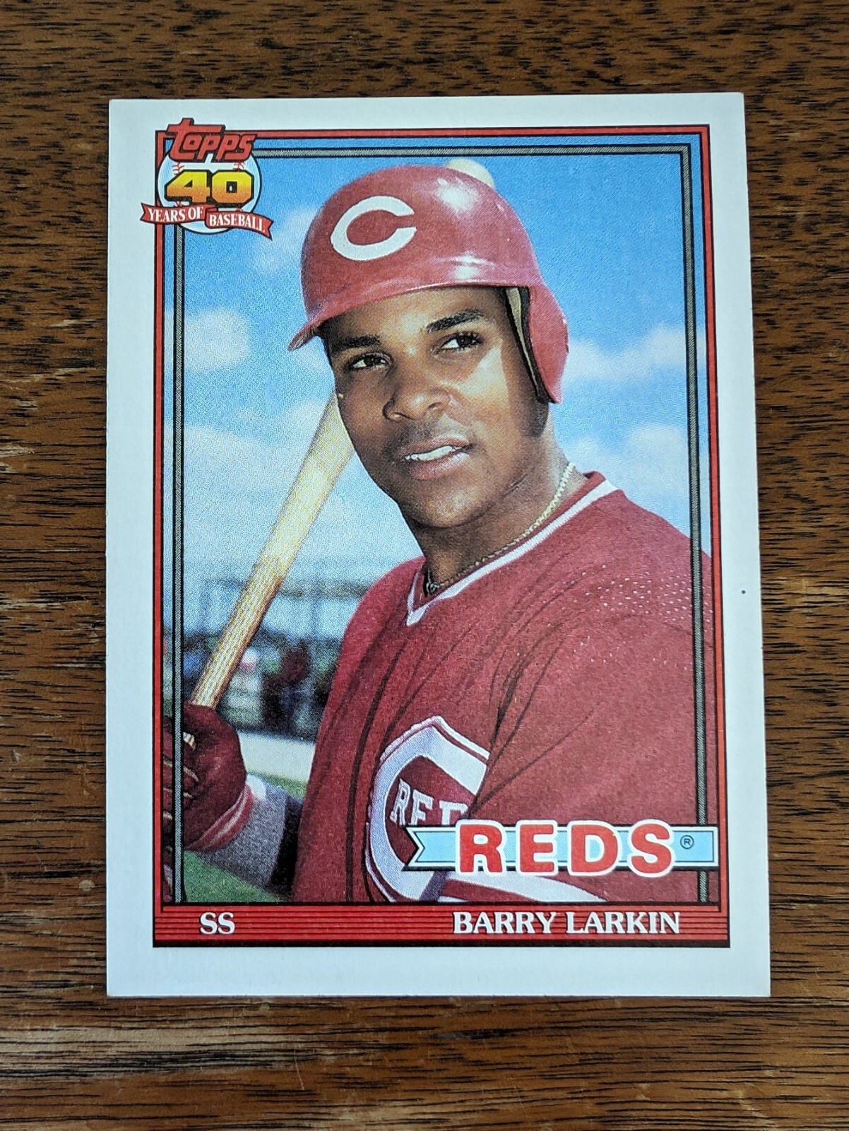 Barry Larkin (Hall of Famer) - 1991 Topps No. 730 - Near Mint or Better ...