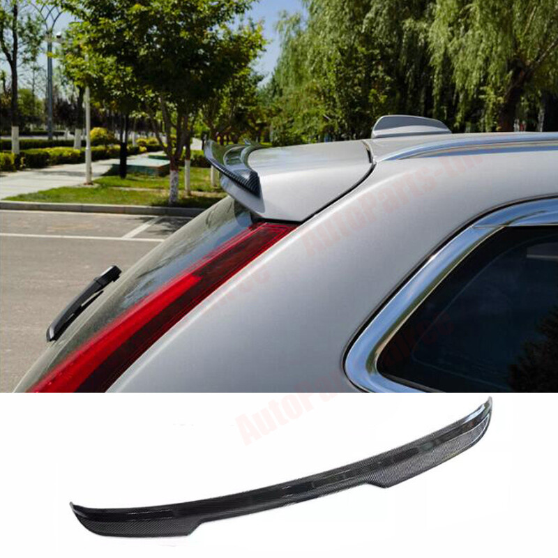 ABS Carbon Fiber Look Rear Roof Spoiler Top Spoiler For Volvo XC60 SUV ...